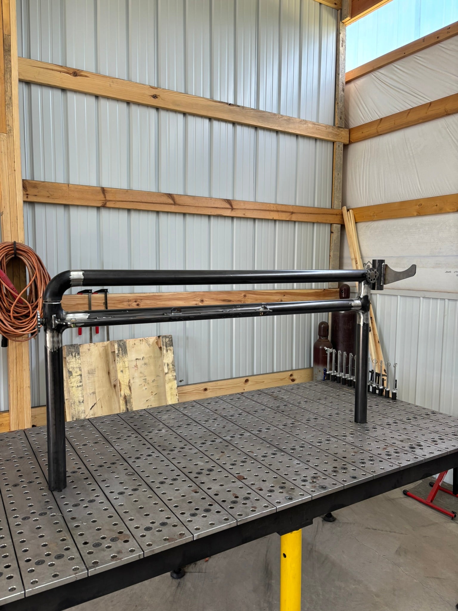 Wide Hoosier Pole – Black Bison Fab