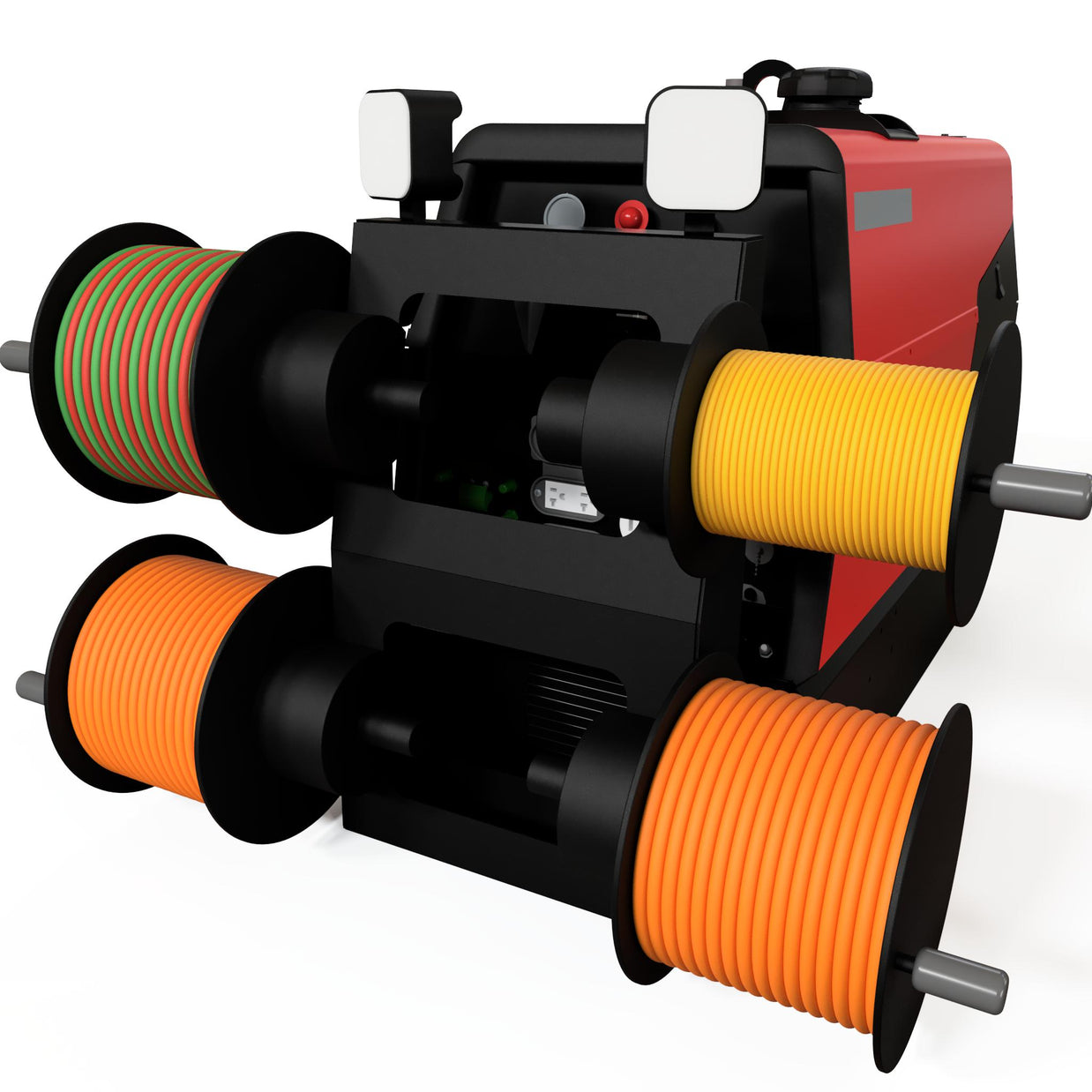 4 Reel Mount – Black Bison Fab